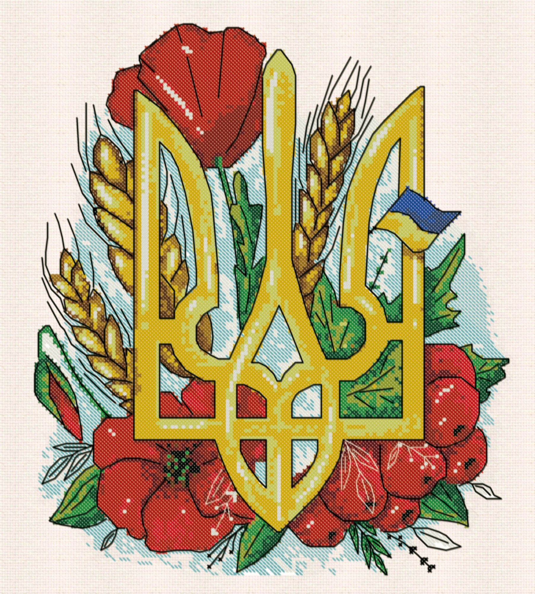 Cross-stitch kits Colors of Ukraine (Deco Scenes), AH-175 by Abris Art ...