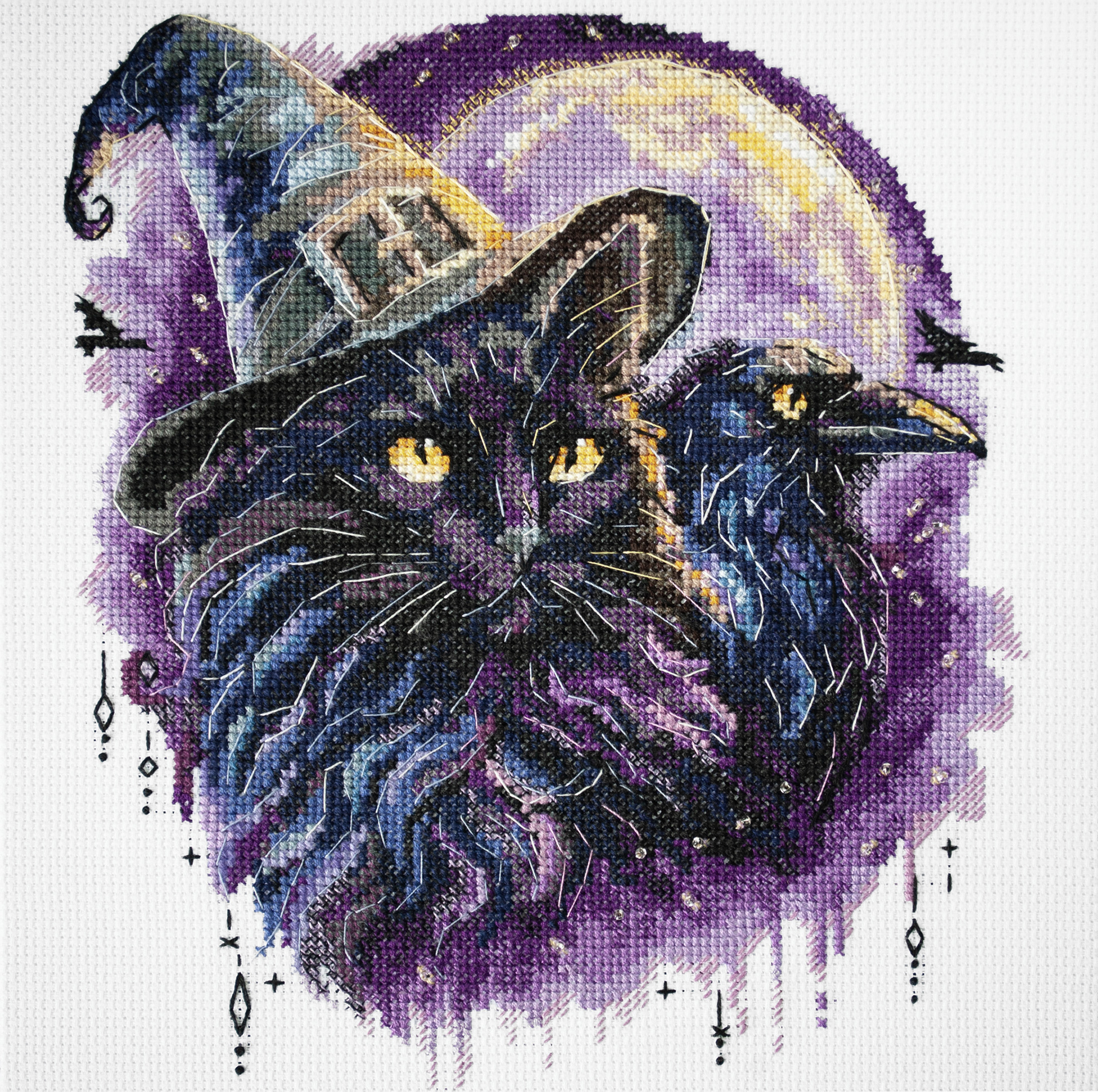 Cross-stitch kits Magic shadows (Halloween Scenes), AH-306 від Абрис ...