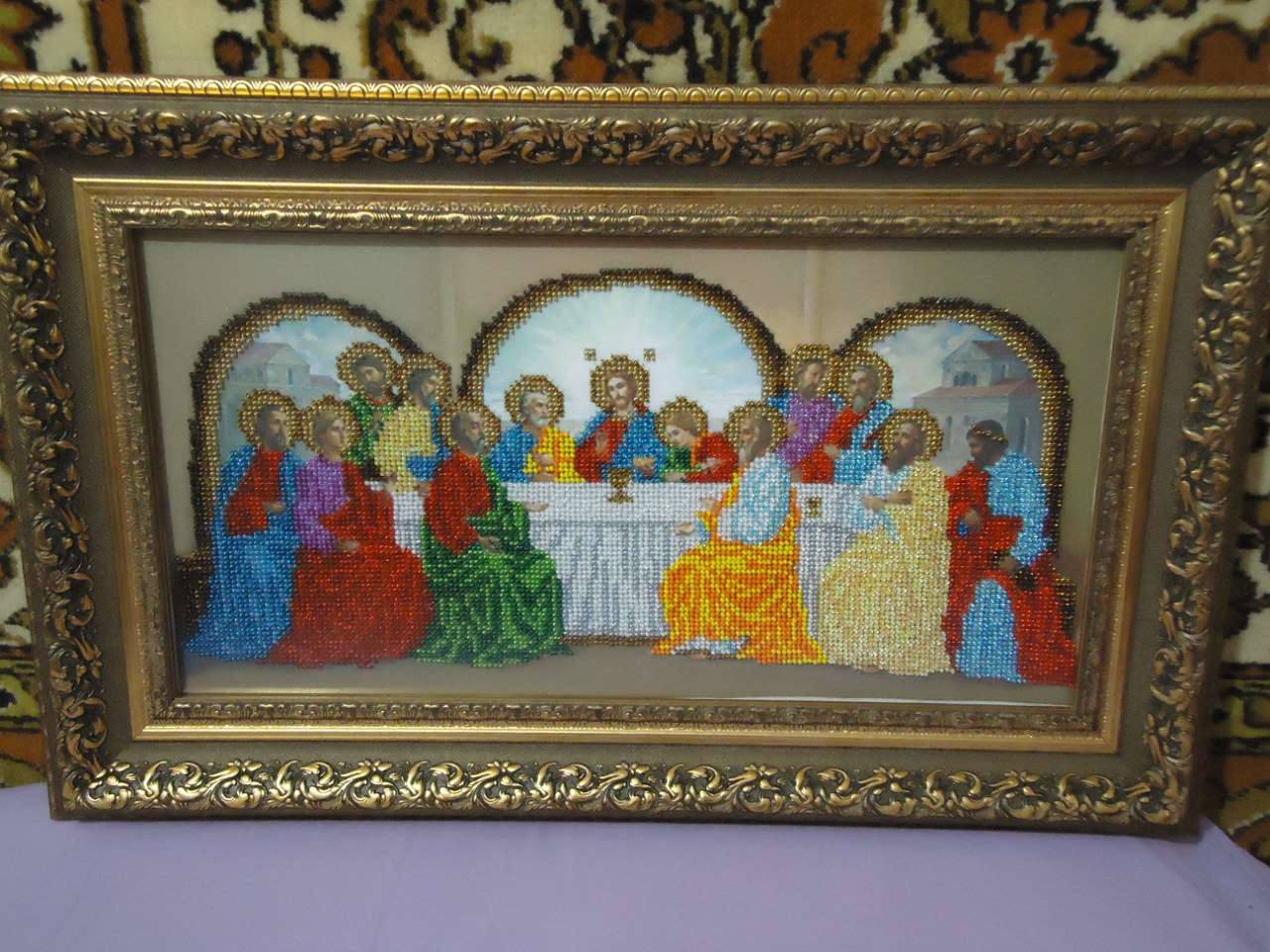 Main Bead Embroidery Kit The last supper (Icons), AB-109 by Abris Art ...