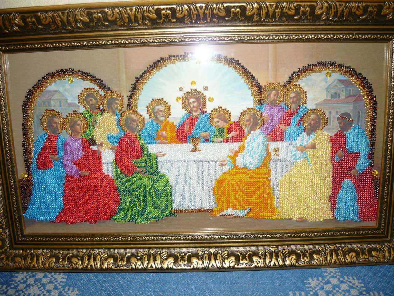 Main Bead Embroidery Kit The last supper (Icons), AB-109 by Abris Art ...