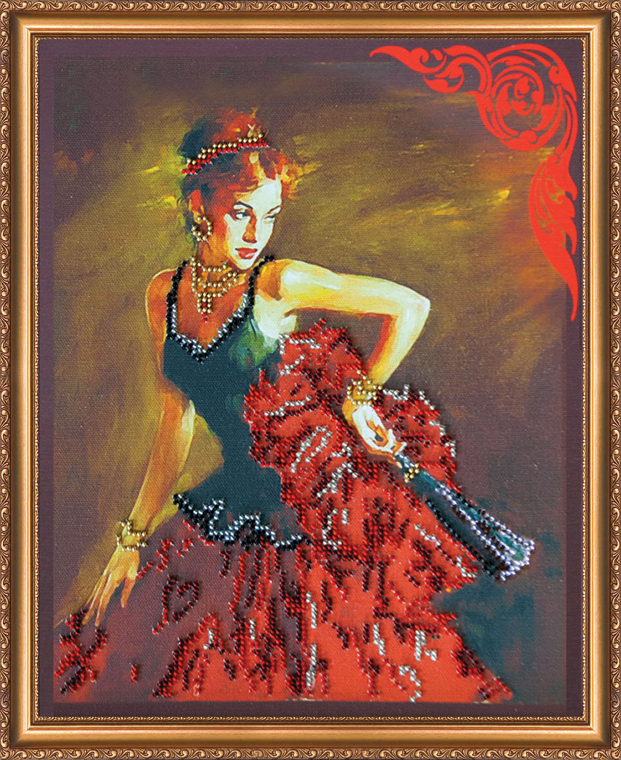 Main Bead Embroidery Kit Consuelo (Genre Scenes), AB-022 by Abris Art ...