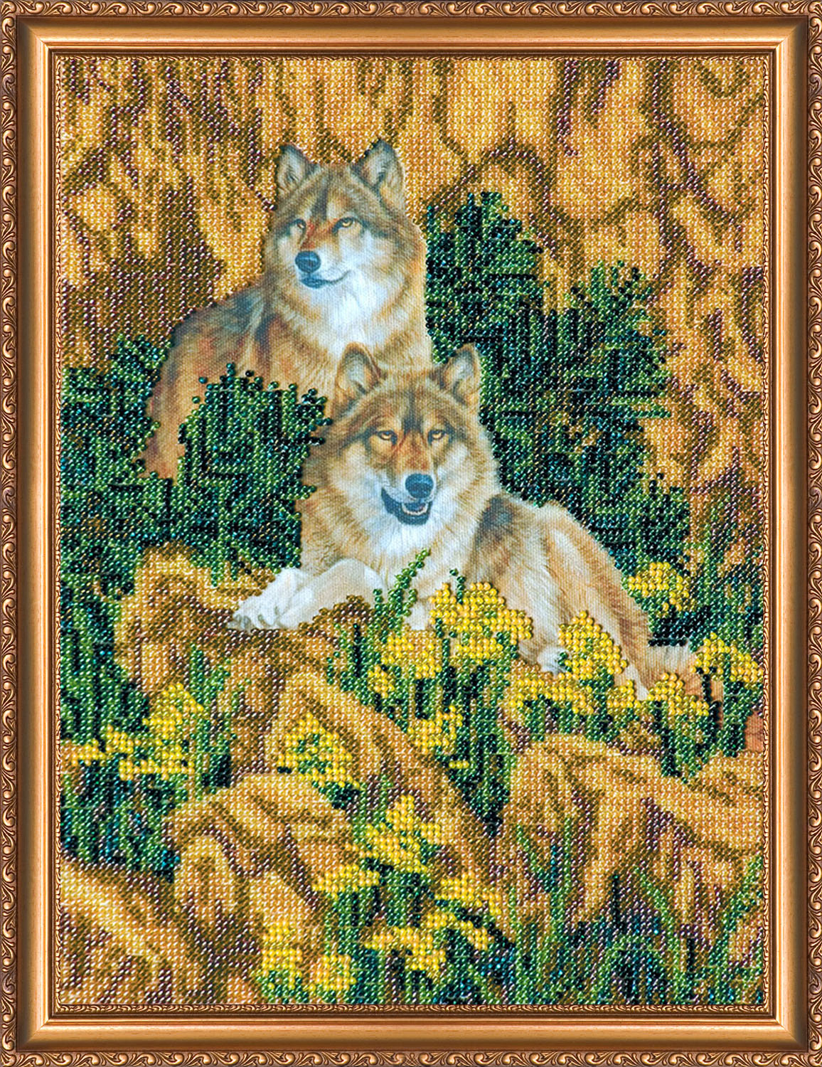 Main Bead Embroidery Kit Devotion (Animals), AB-121 by Abris Art - buy ...