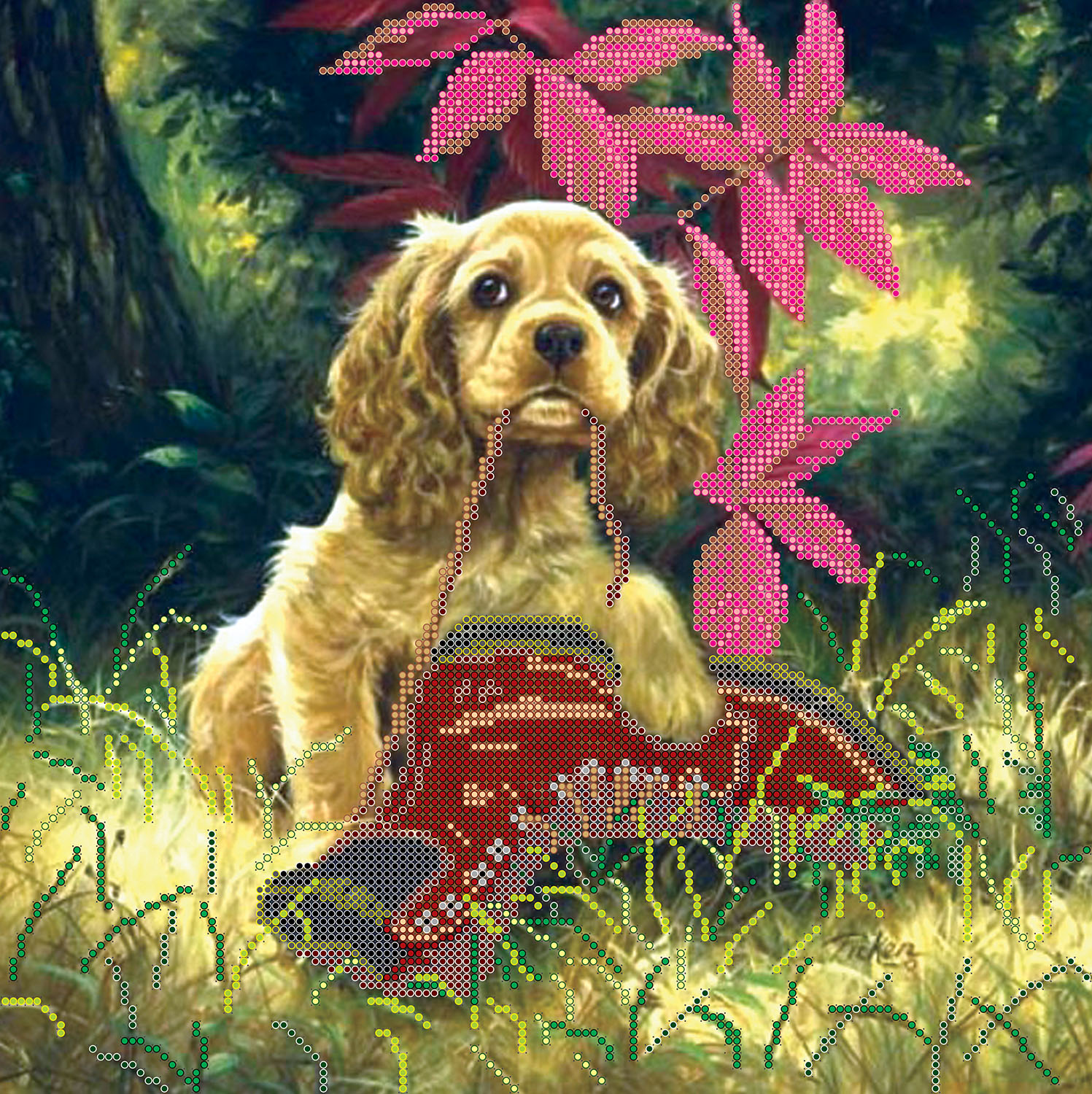 Charts on artistic canvas Successful Hunting, AC-159 by Abris Art - buy ...