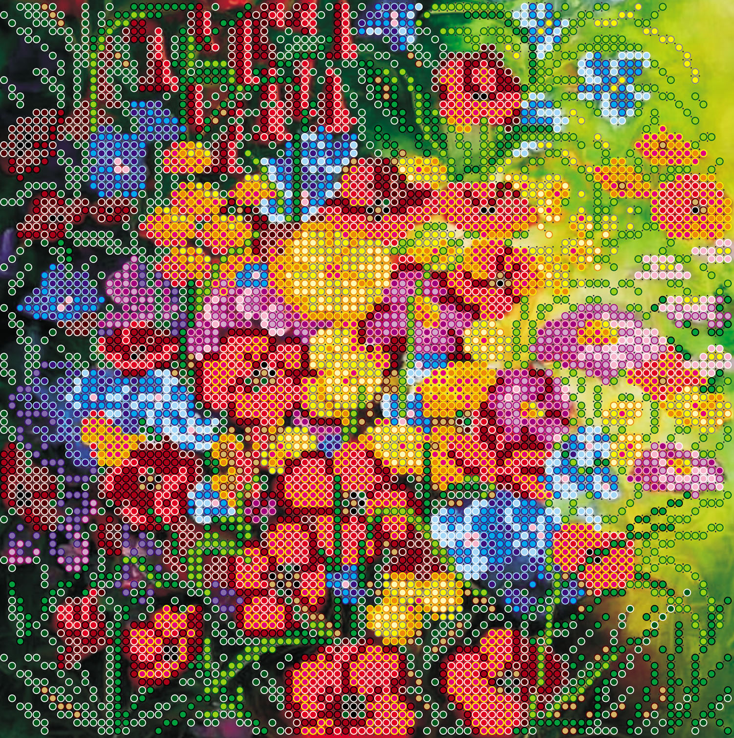 Charts on artistic canvas Flower canvas, AC-532 by Abris Art - buy ...