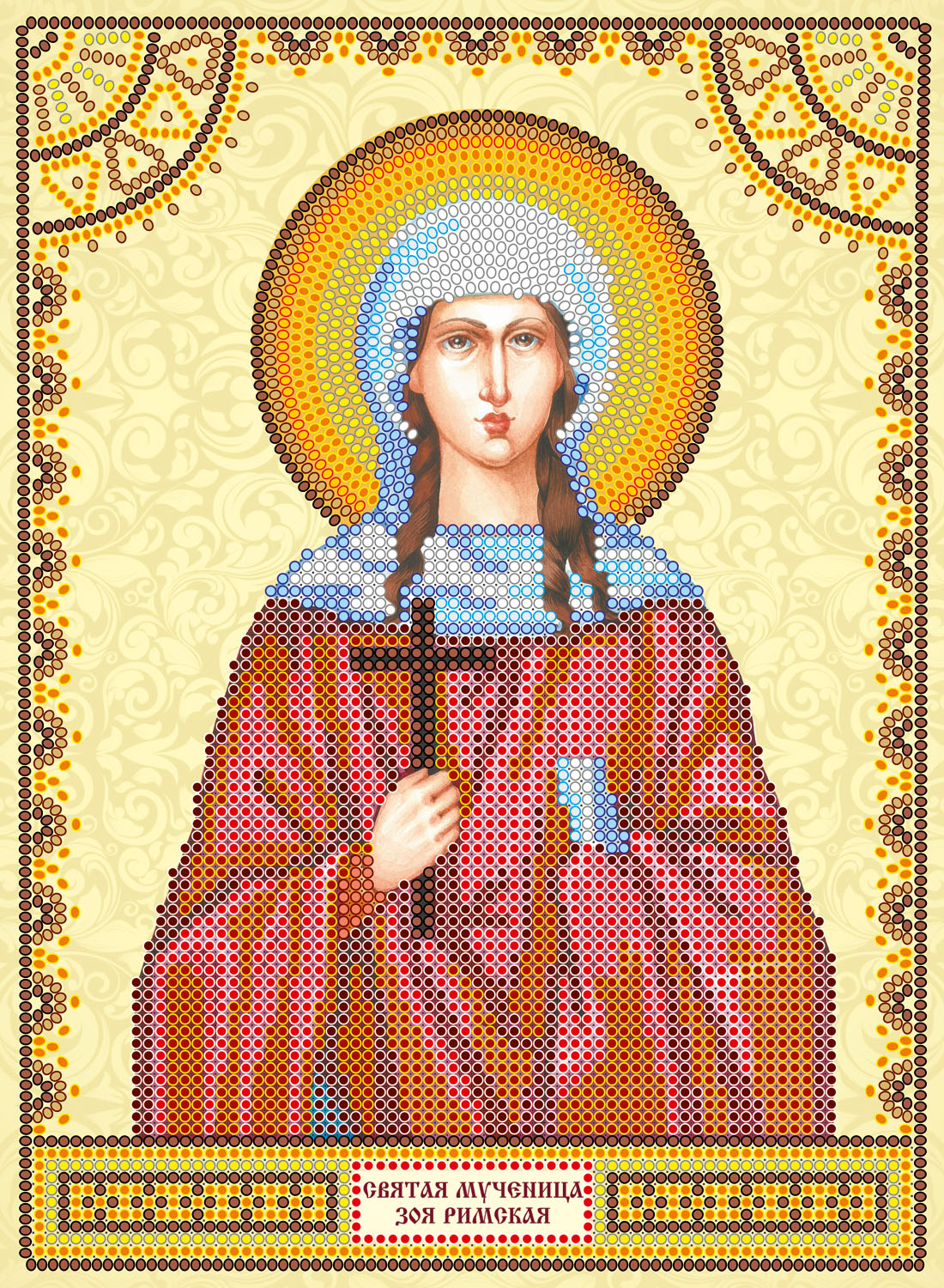 Icon's charts on artistic canvas St. Zoe, ACK-074 by Abris Art - buy ...