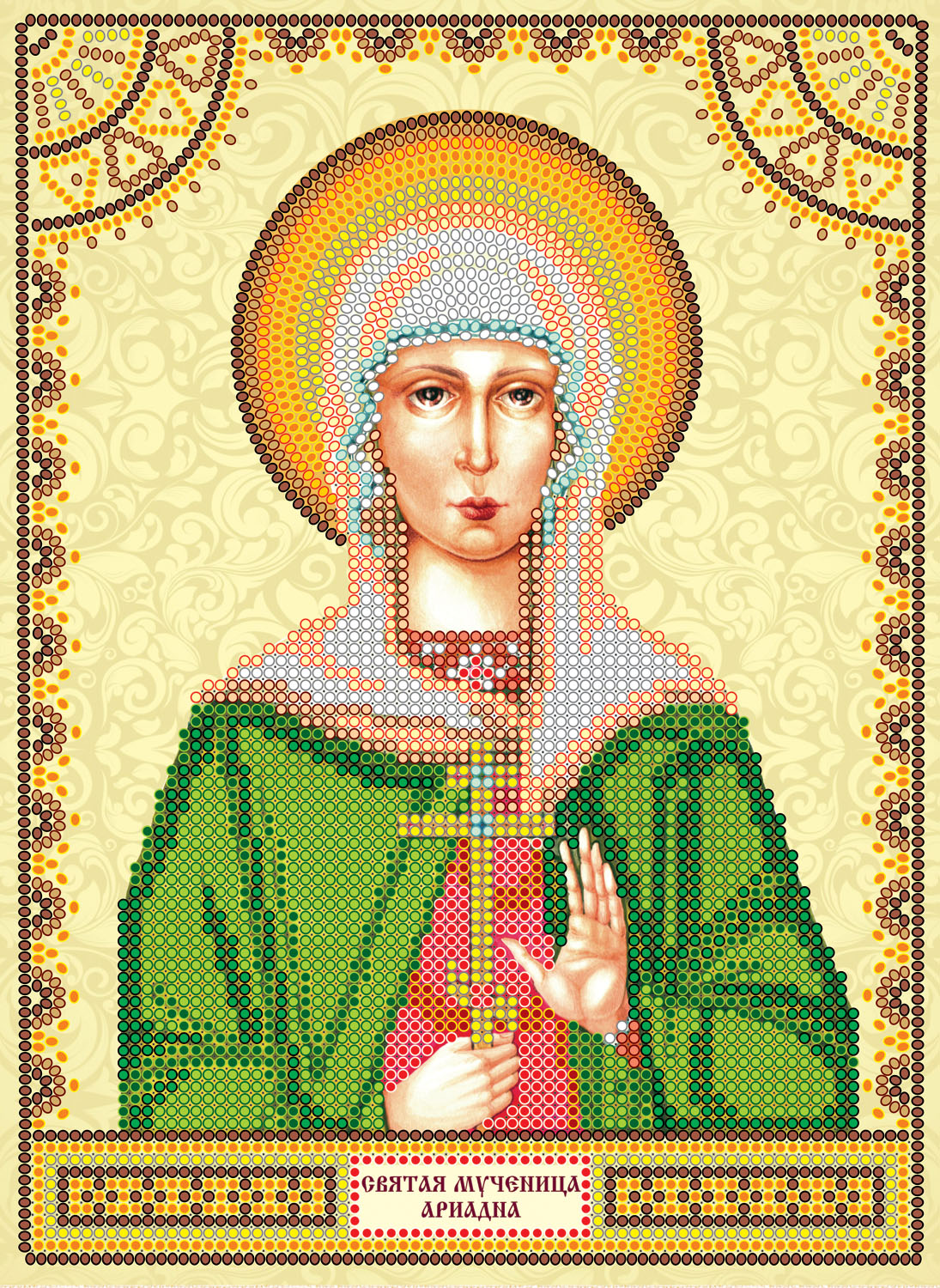 Icon's charts on artistic canvas St. Ariadne, ACK-128 by Abris Art ...